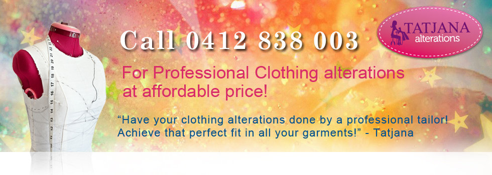 main-banner - Tatjana Clothing Alterations